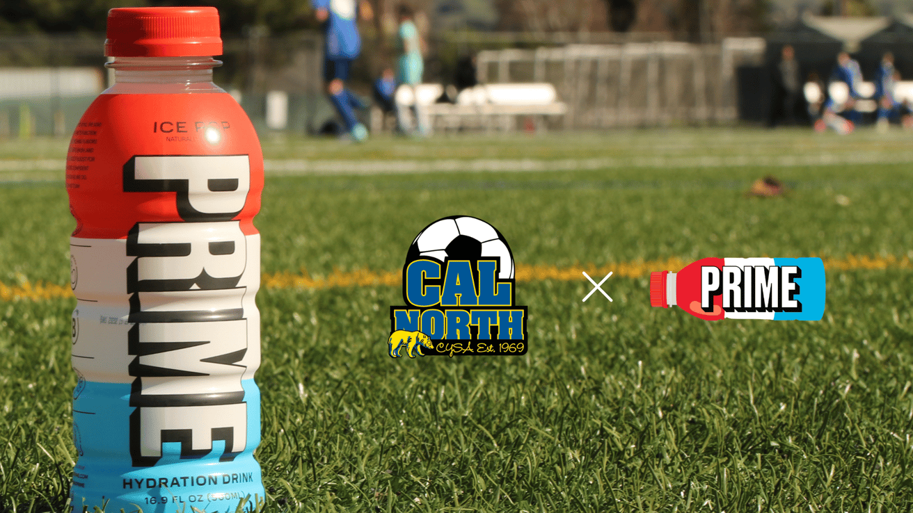 Cal North Partners with PRIME Hydration: Elevating Youth Soccer Performance